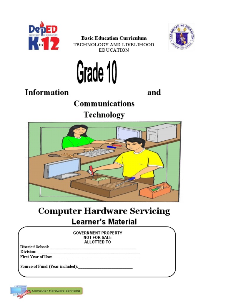 TLE-ICT-Computer-Hardware-Servicing-LM Module 3RD QUARTER M1 | PDF ...