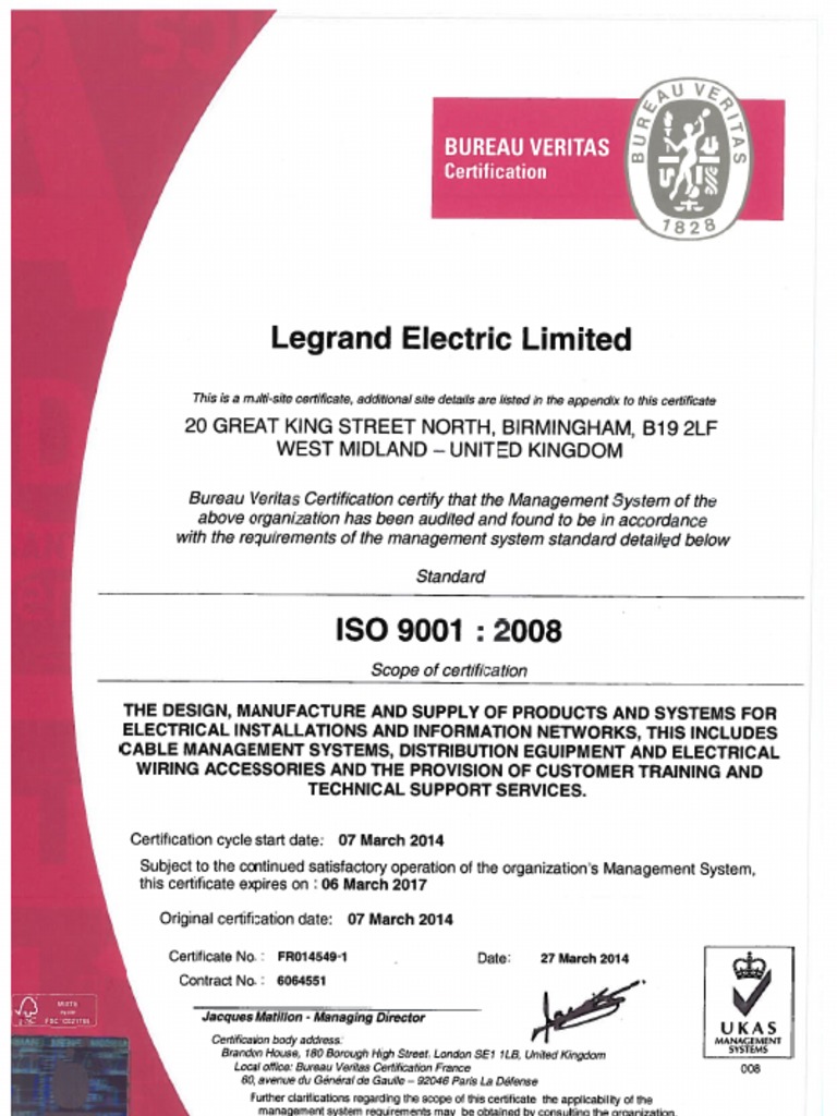 Iso Legrand | PDF