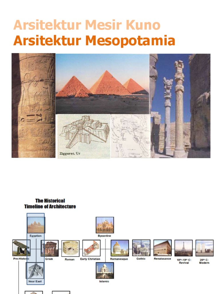 Pertemuan 4 Arsitektur Mesir Kuno Dan Mesopotamia | PDF