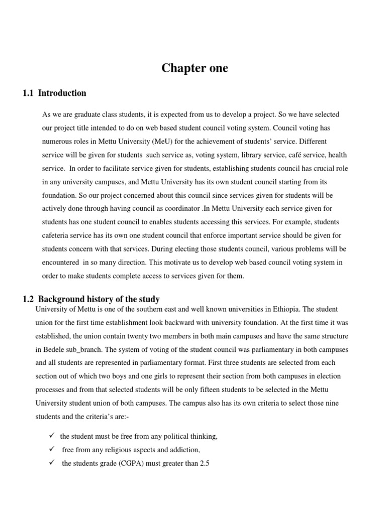 Online Students Council Voting System | PDF | Class (Computer ...