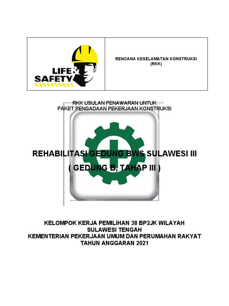 Sampul Rencana Keselamatan Konstruksi | PDF
