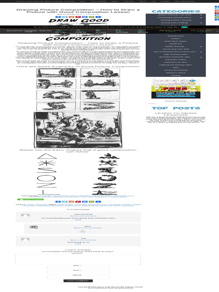 Drawing Picture Composition - How To Draw A Picture With Good ...
