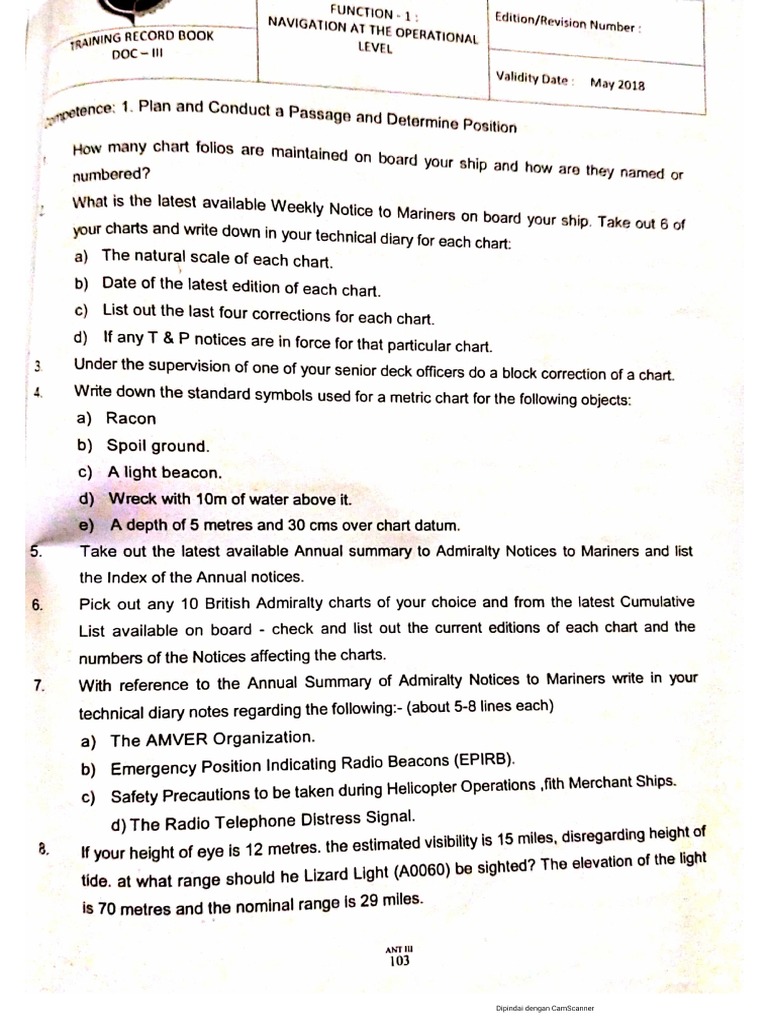 Navigation at The Operational Level | PDF