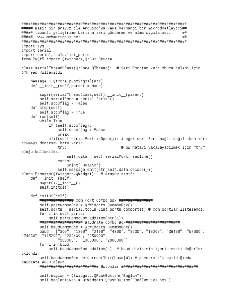 Python Arduino | PDF | Computer Data | Units Of Measurement
