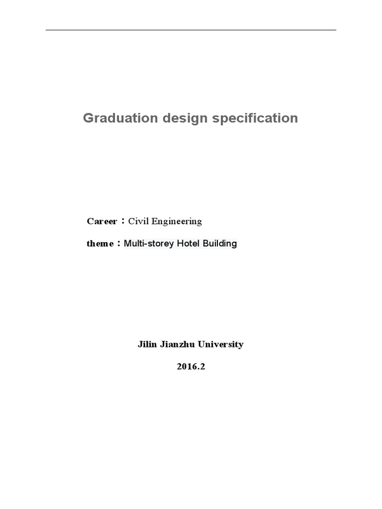 Multi-Storey Hotel Building Design Guide | PDF | Force | Economic Sectors