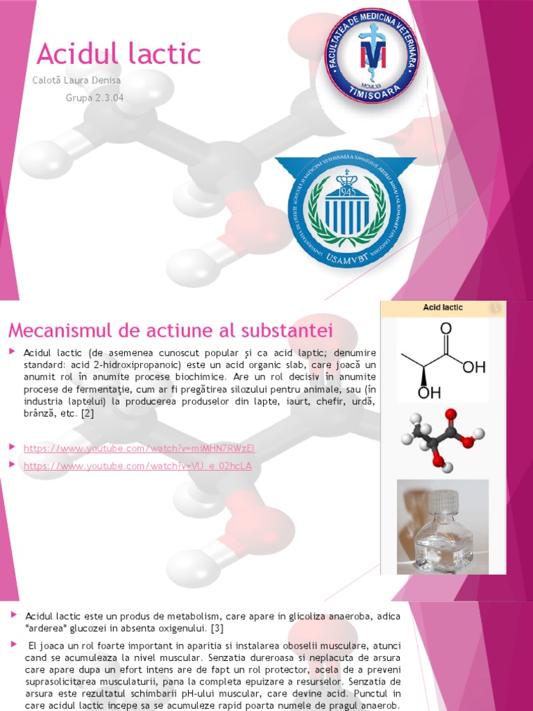 Acidul Lactic | PDF