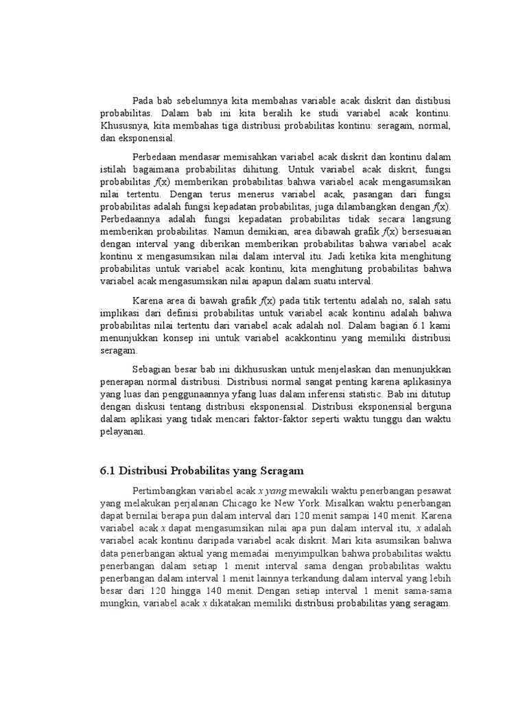 Statbis Sub Bab 1 | PDF