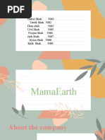 Mamaearth Project | PDF | Brand | Marketing