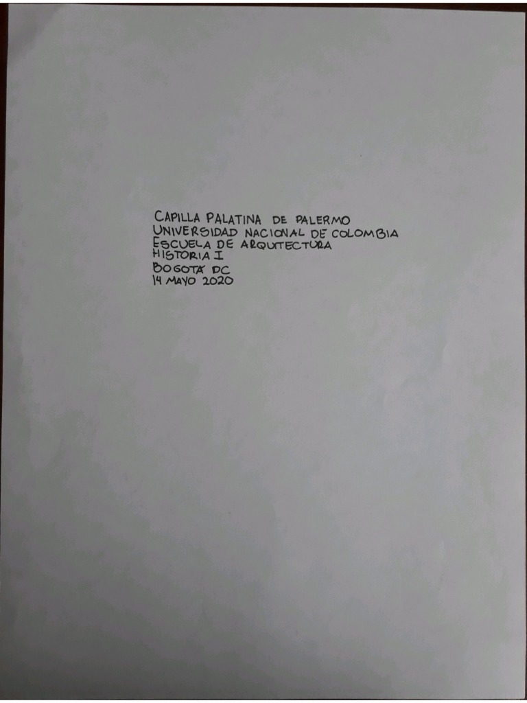 Capilla Palatina de Plermo, Duarte Maria | PDF