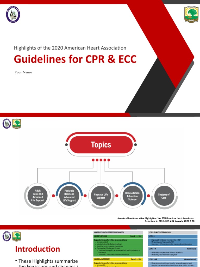 Guidelines For CPR and ECC 2020 | PDF | Cardiopulmonary Resuscitation ...
