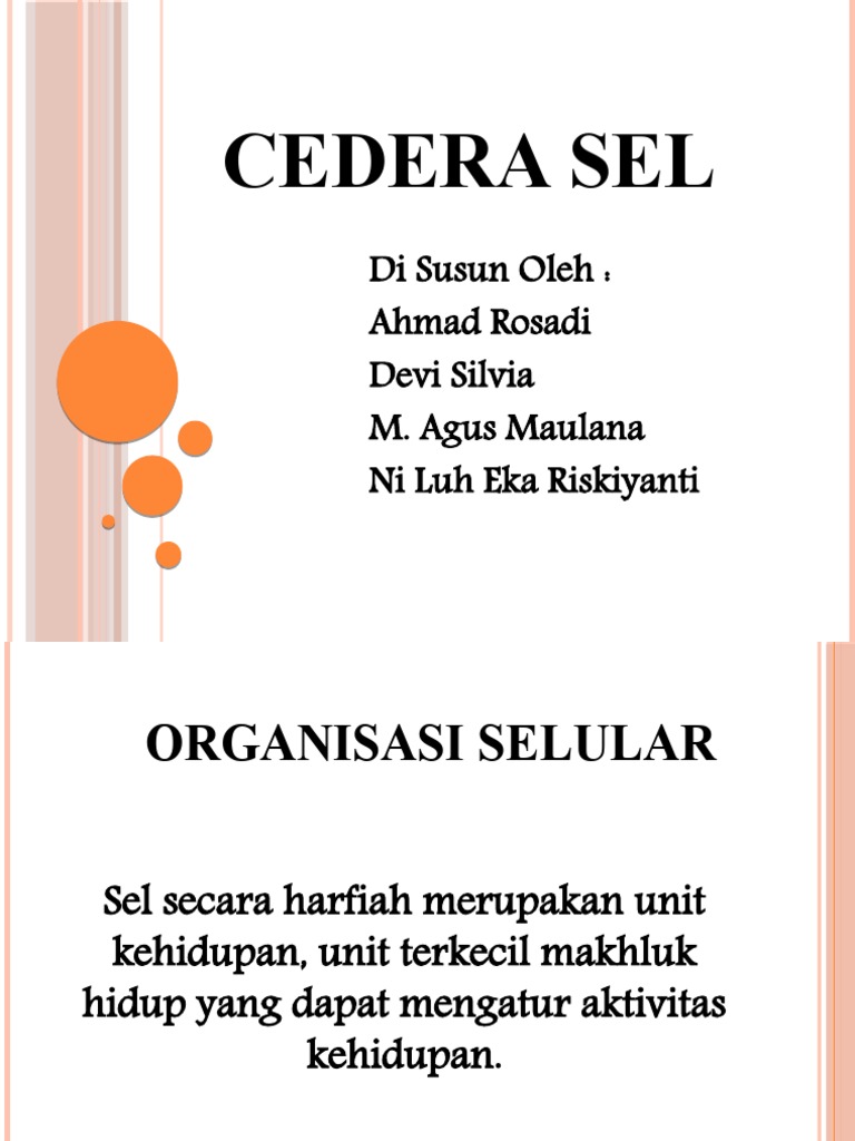 Cedera Sel | PDF
