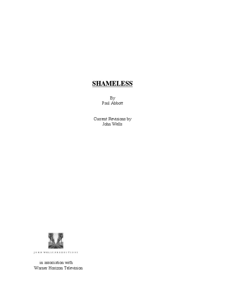 Shameless 101 Pilot 2011 | PDF | Clothing