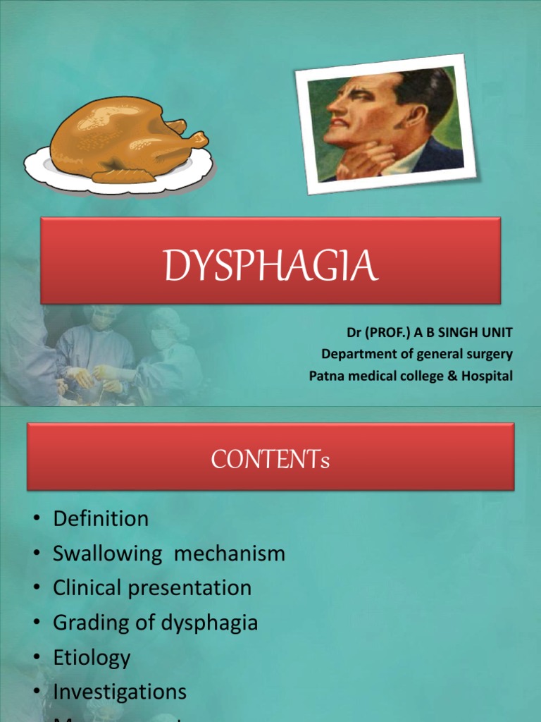 Dysphagia: Definition and Grading System | PDF | Esophagus | Digestive ...