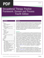 Occupational Therapy Practice Framework | PDF | Occupational Therapy ...