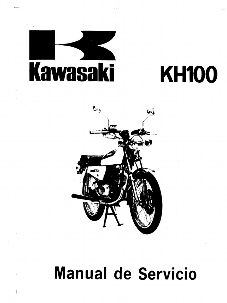 Kawasaki KH100 Manual Servicio | PDF