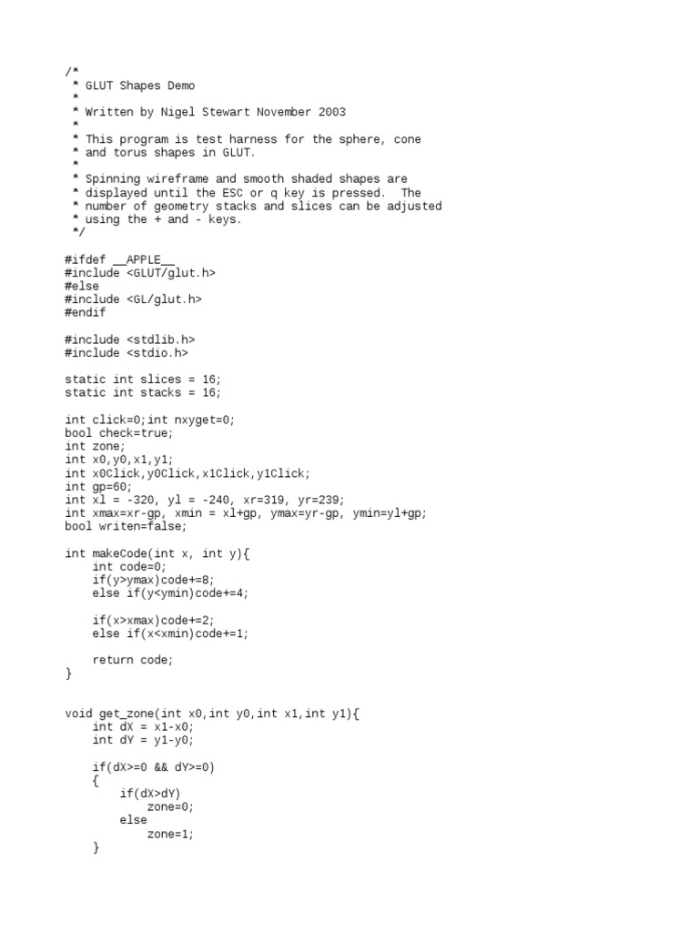 GLUT Shapes Dem-WPS Office | PDF | Technology Development | Software Development