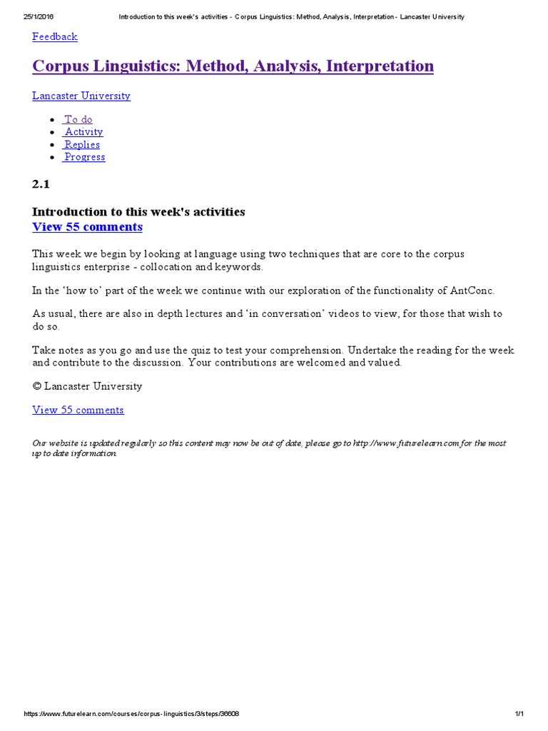 2 1 Introduction To Corpus Linguistics Method Analysis