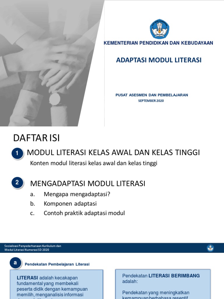 Adaptasi Modul Literasi SD 2020 | PDF