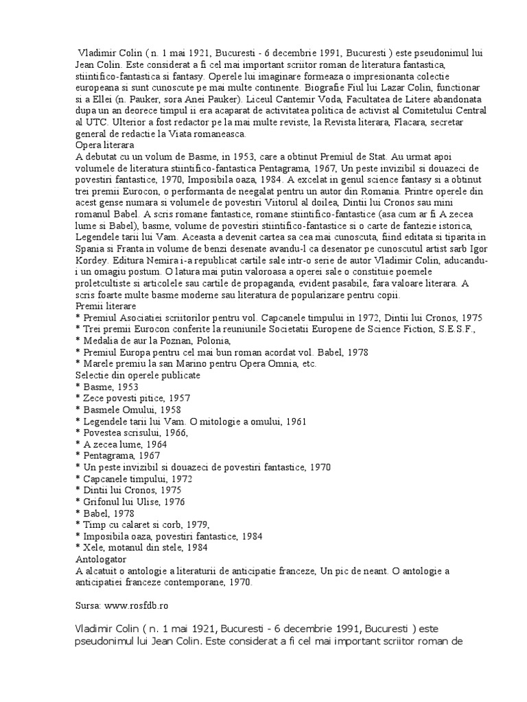 Vladimir Colin | PDF