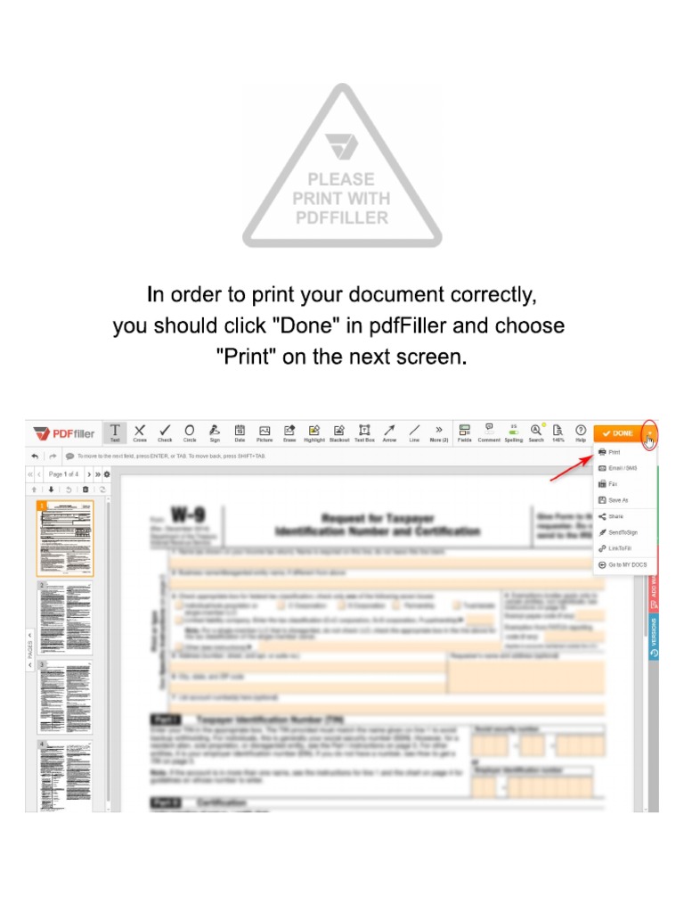 PDFfiller - Internet Bill Receipt | PDF