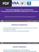 ROTEM Interpretation Guidelines | PDF | Coagulation | Blood