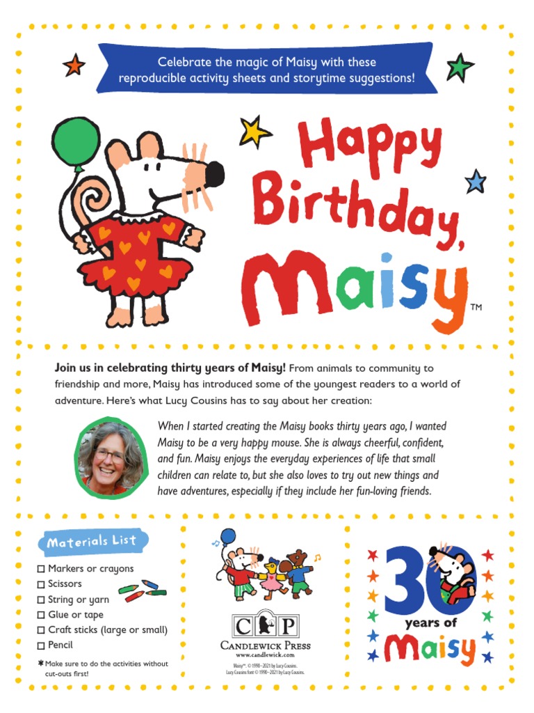 Maisy Curriculum Activity Guide | PDF