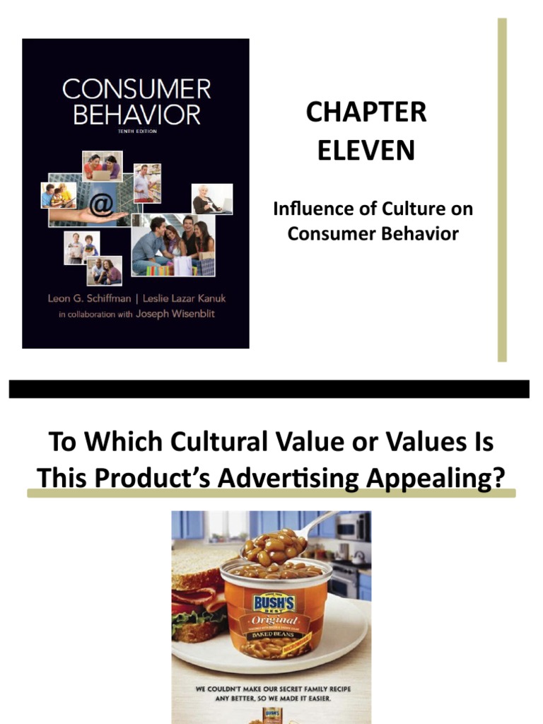 Eleven: Influence of Culture On Consumer Behavior | PDF | Behavior ...