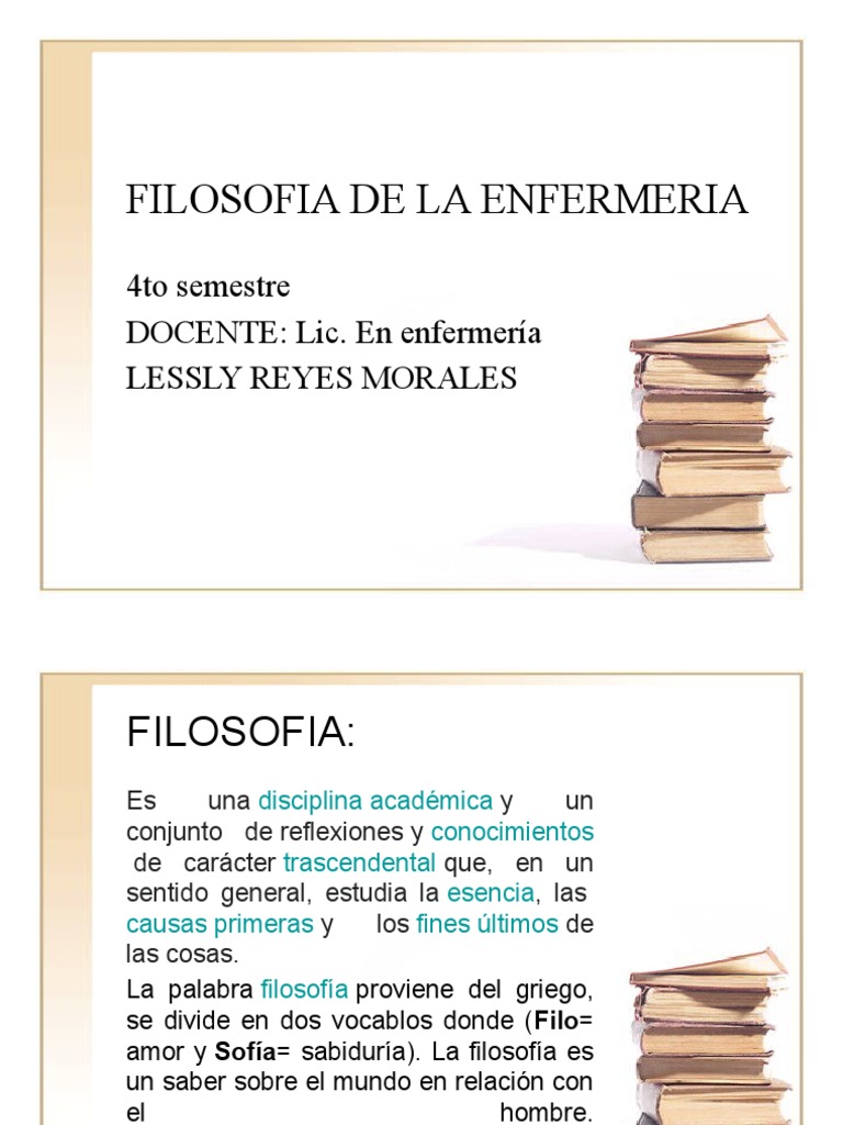 Filosofia de La Enfermeria Less | PDF