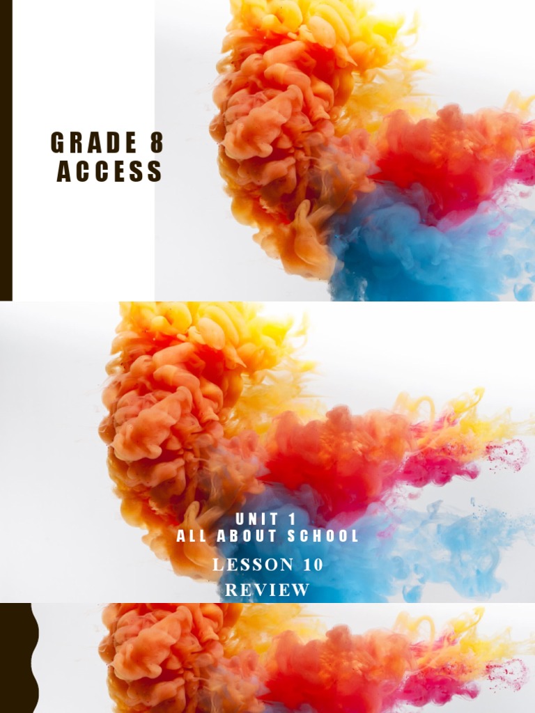 Unit 1 Lesson 10 | PDF