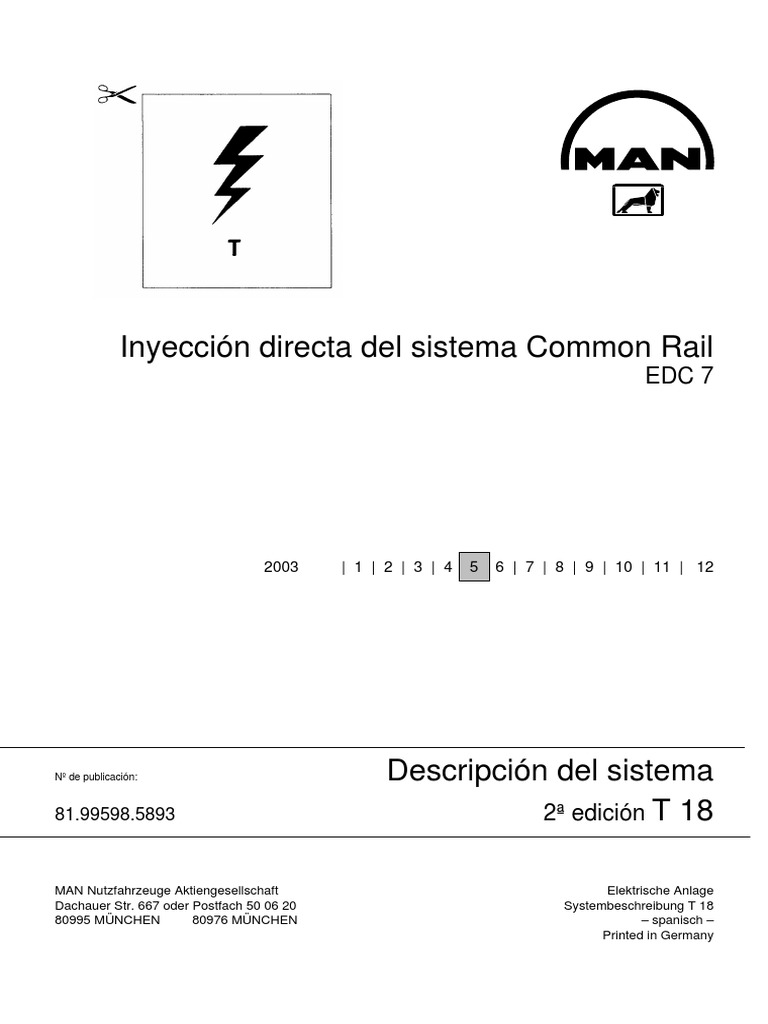 Sistema de inyeccionEDC 7 | PDF | Inyección de combustible | Máquinas