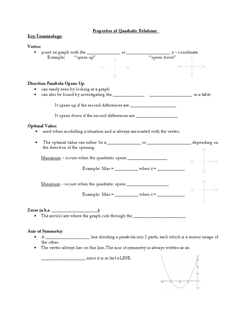Lesson 4 1 Quadratic Relations Pdf Combinatorics Algebra