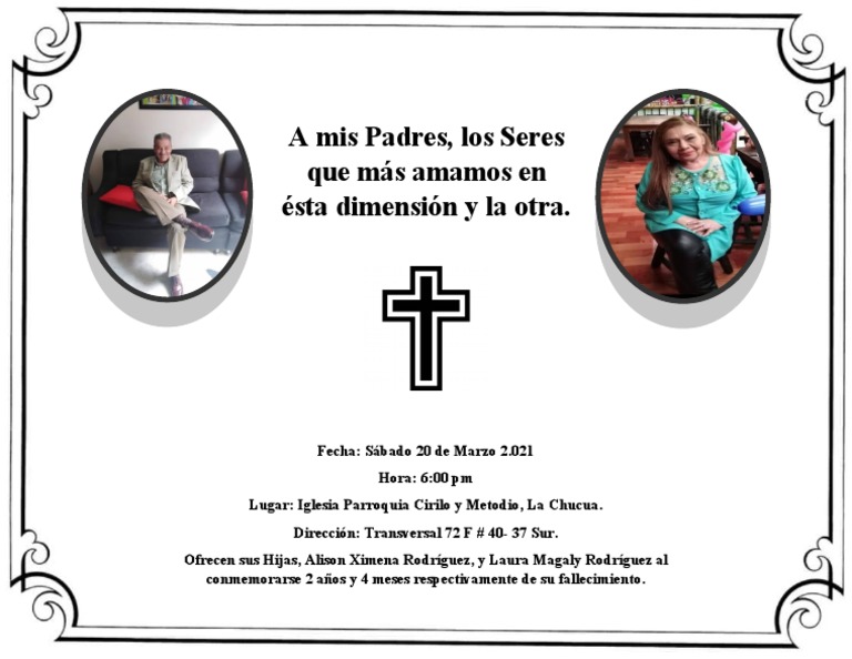 Aviso Misa | PDF
