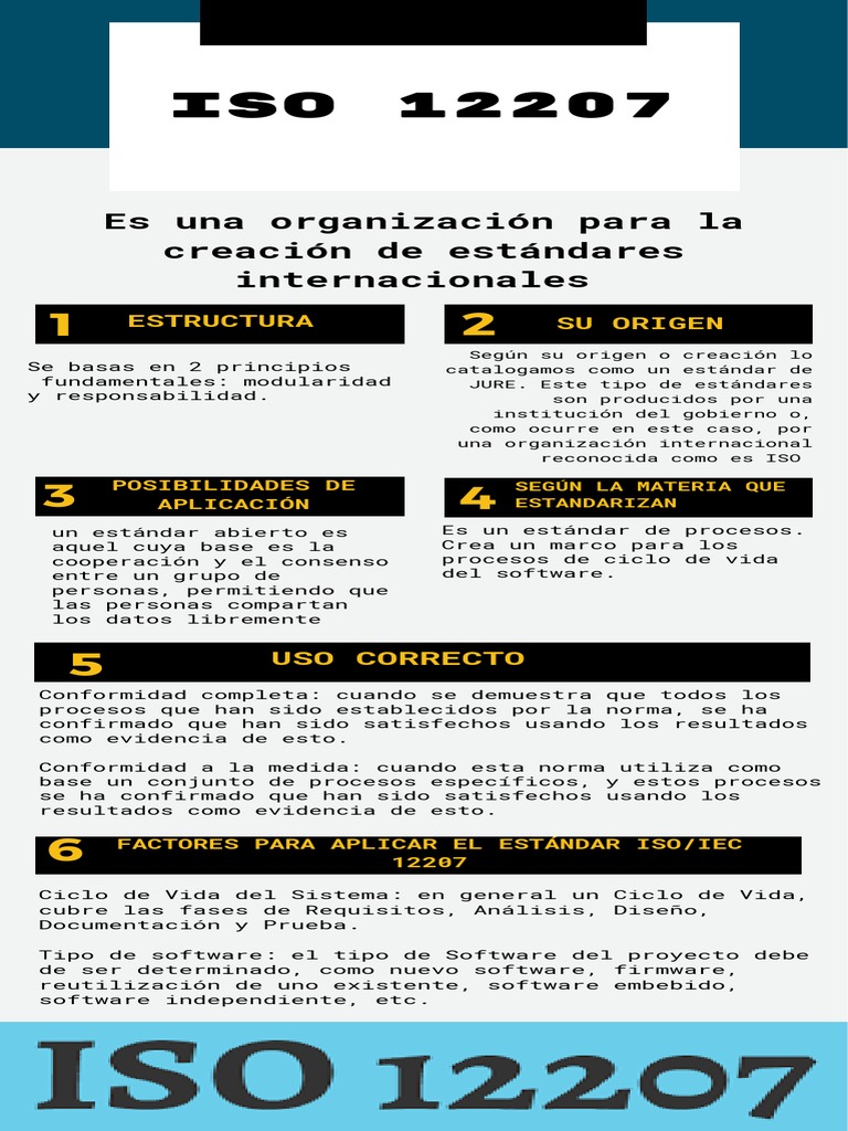 Iso 12207 | PDF | Finanzas y dinero
