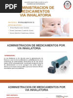 Administración de Medicamentos: Instilación e Inhalación | PDF ...