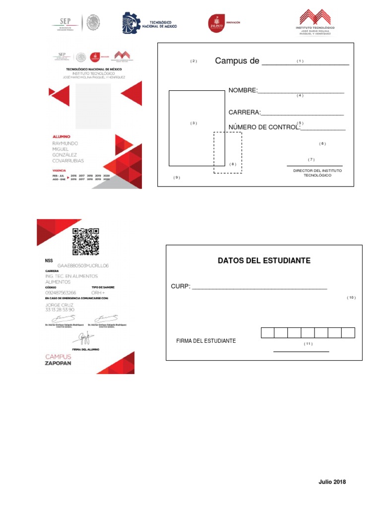 Formato de Credencial | PDF