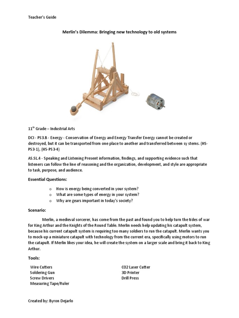 Byrondejarlo The Motorized Catapult | PDF | Technology & Engineering