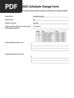 Change of Grade Request Form: Registrar's | PDF