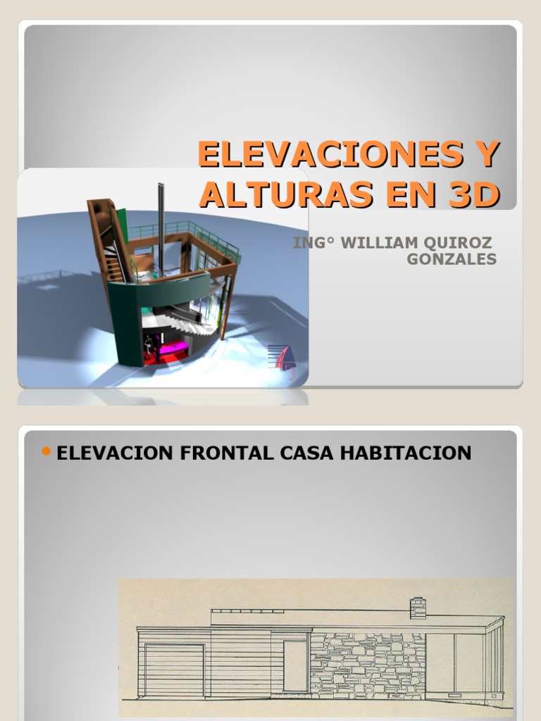 Elevaciones y Alturas en 3d | PDF