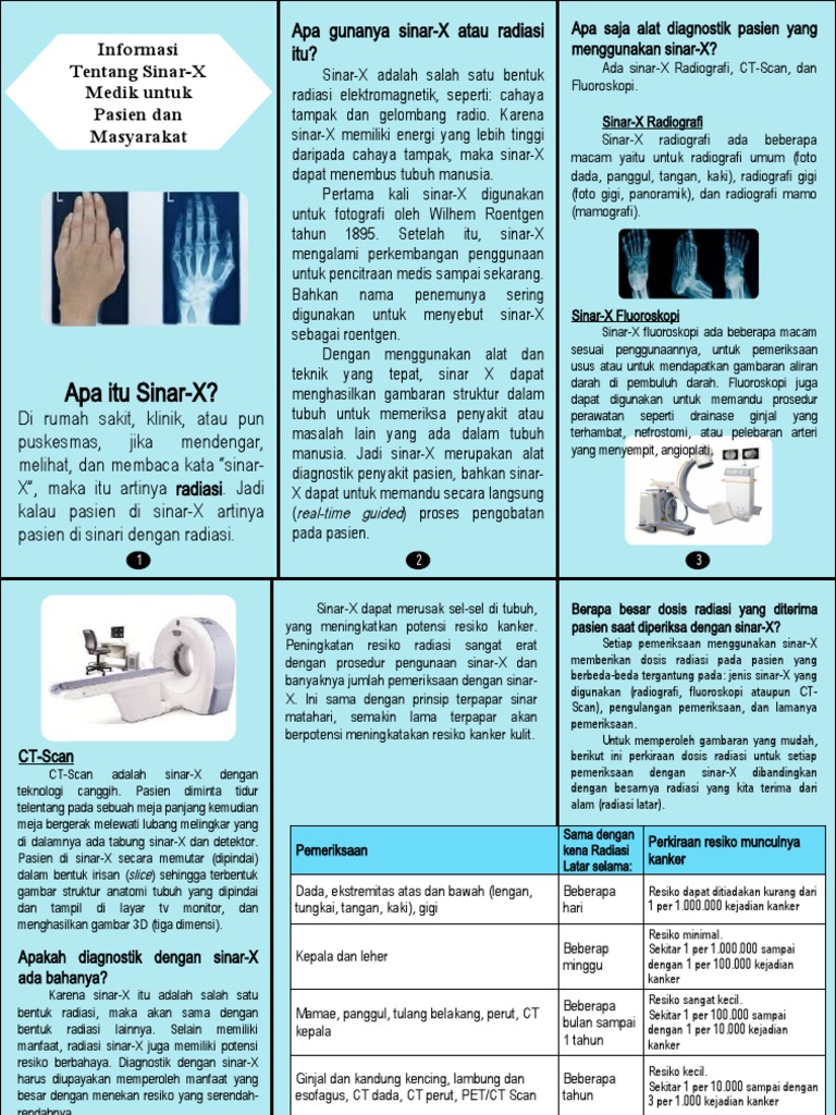 Leaflet Sinar-X | PDF