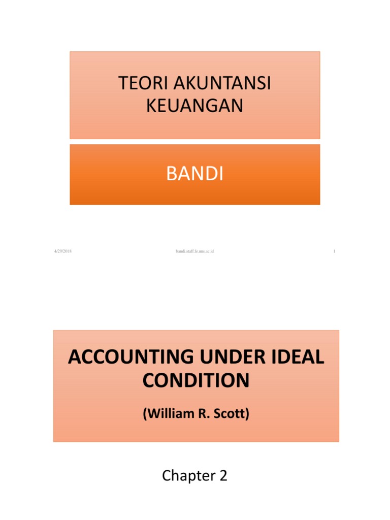 Accounting Under Ideal Condidtions | PDF