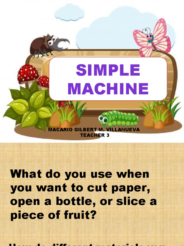 Science 6 DLL-simple Machine - COT Ko | PDF | Lever | Machines