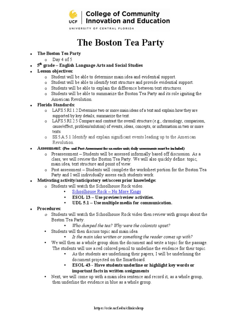 Boston Tea Party | PDF | Human Communication | Human Nature