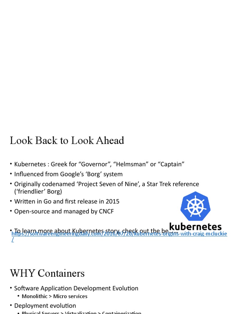 Kubernetes-Overview 1 | PDF | Load Balancing (Computing) | Computer Science