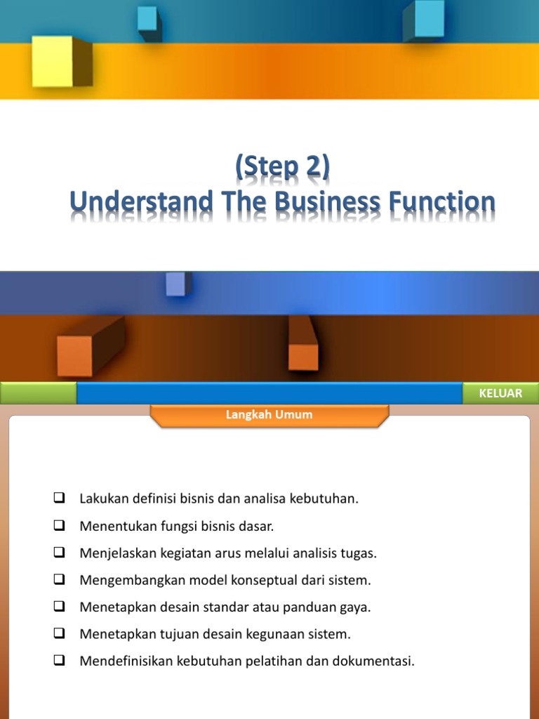 3pertemuan 4 - Understand The Business Function | PDF