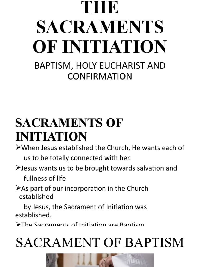 Catholic Sacraments Guide | PDF | Baptism | Confirmation