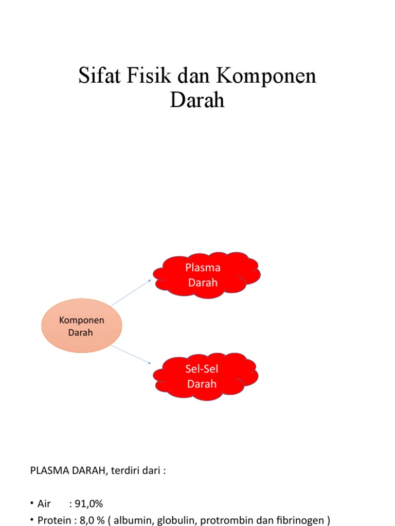 Sifat dan Komponen Darah Manusia | PDF