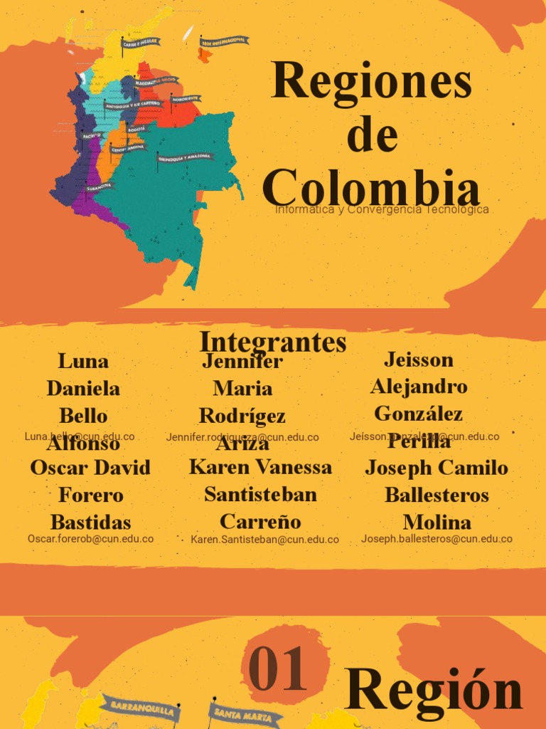 Regiones de Colombia | PDF | Andes | Venezuela