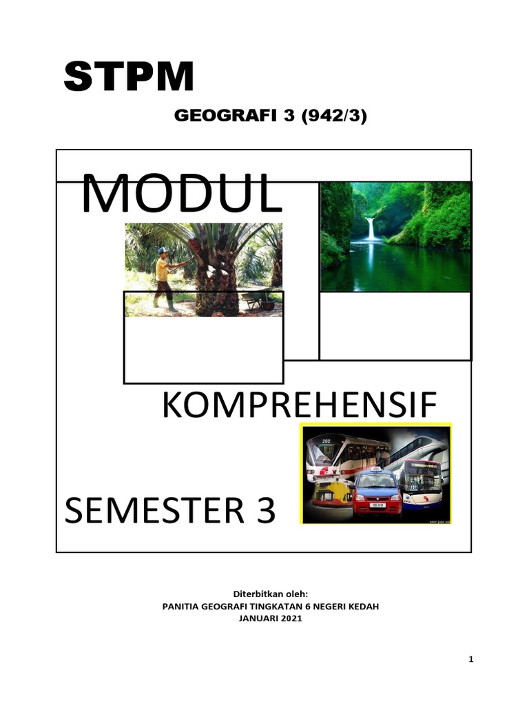 Modul Latihan Geo STPM Semester 3 | PDF