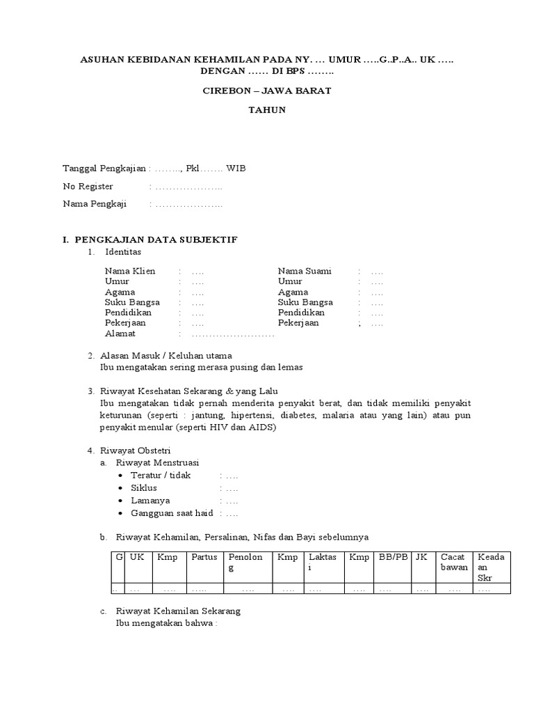 Format Anc Soap | PDF