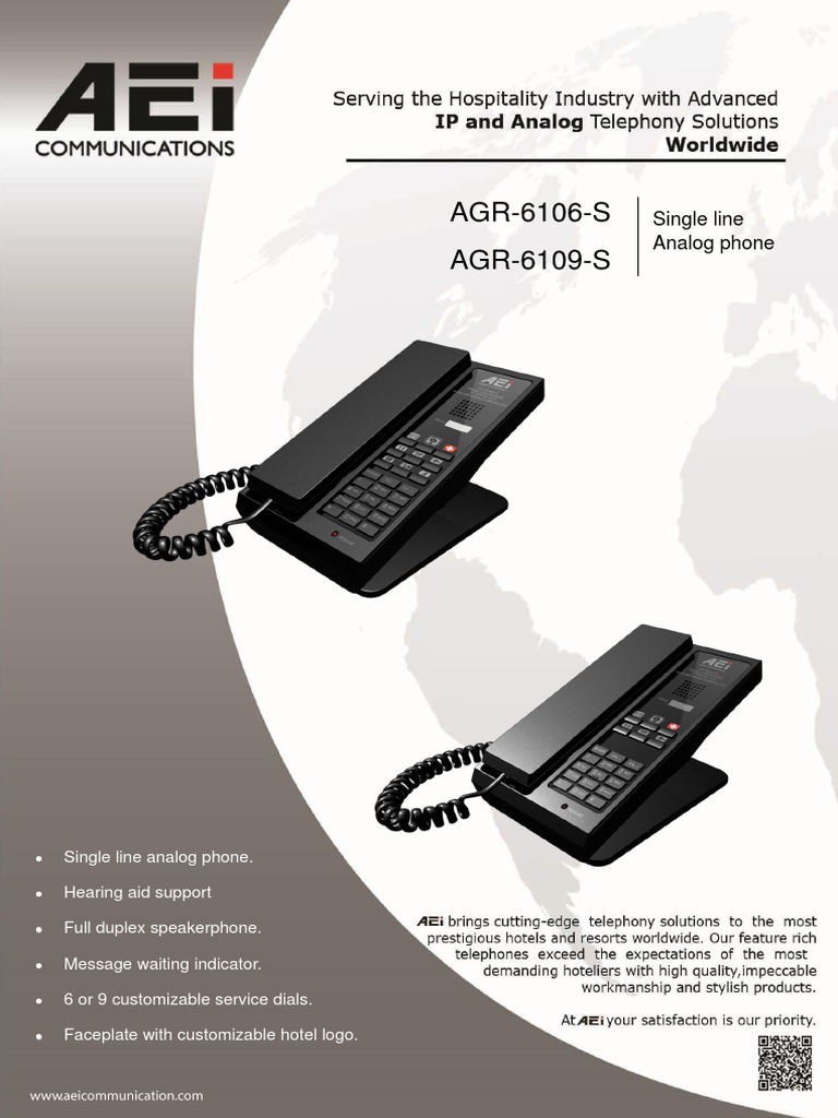 Single Line Analog Phone Features | PDF